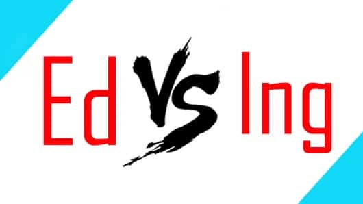 الفرق بين الصفات المنتهية ب ed و ing | السعودية